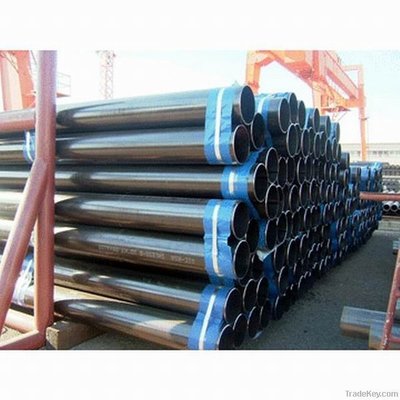 Large Diameter 24" ERW Steel Pipe , Longitudinal Straight API 5L Seamless Pipe