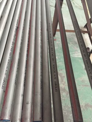 ASTM A312 2507 SX Stainless Steel Seamless Pipe With BE PE Ends