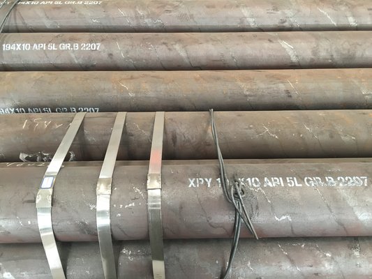 A53 / A500 Round Carbon Steel Seamless Pipe Seamless Boiler Tubes SCH80 SCH100