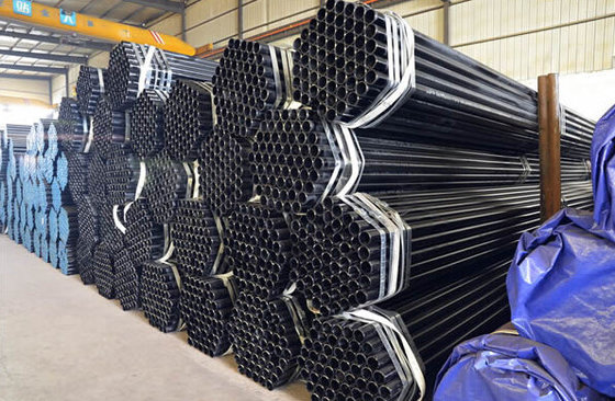Oil Casing / Oil Drilling Carbon Seamless Black Steel Pipe 2 - 80mm Thickness