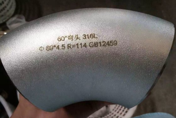 Butt Weld Stainless Steel Tube Fittings And Flanges Sand Blast Sch5S - Sch160
