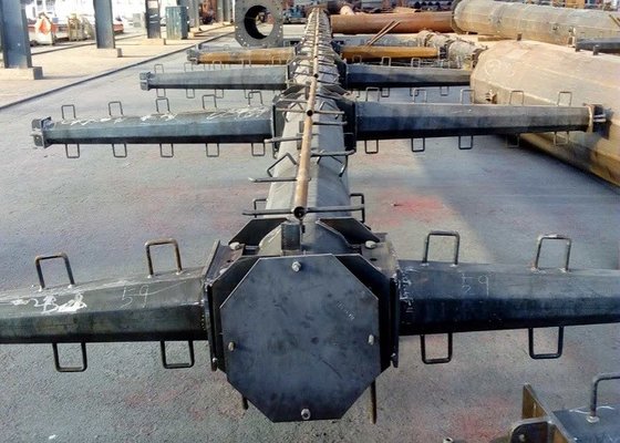 66KV - 1000KV Electric Transmission Tower , Single Circuit Transmission Tower ISO Certificated supplier