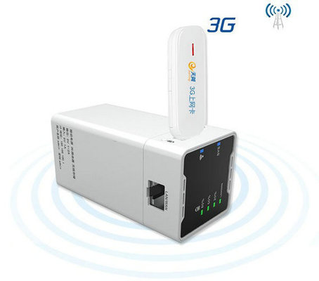 1개의 근거리 통신망 항구를 가진 선전용 휴대용 10400MAH 힘 은행 3G 무선 랜 대패