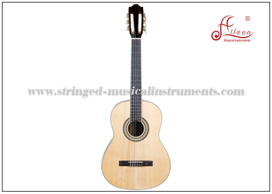 Zebra Wood Acoustic Guitar , Spruce Plywood Top Rosewood Classical 39 Inch Guitar