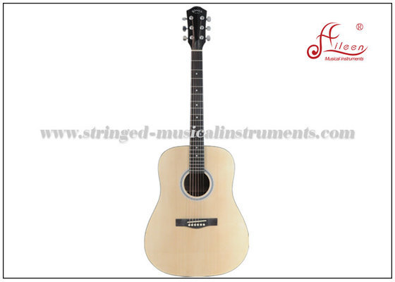 Spruce Plywood Sapele Wood Guitar , 41 inch Acoustic Guitar ISO9001 / CQM / TUV