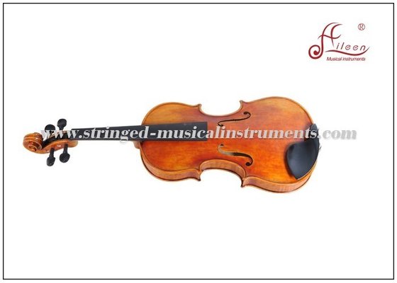 Maple Wood Violin Musical Instruments , Professional Oil Varnish Antique Violins