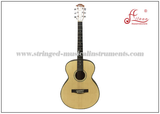 40 Spruce Plywood Sapeli Acoustic Guitar With Black ABS Binding
