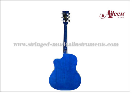 39&quot; Linden Plywood Rosewood fingerboard Colour Acoustic Guitar ( AF228 )