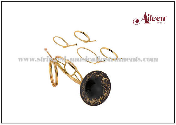 FH7006G Brass Musical Instruments 5 - Keys Yellow Brass Gold French Horn