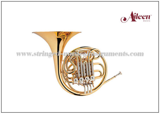Standard Brass Lacquered 4 - Keys Single Yellow Brass French Horn FH7044G