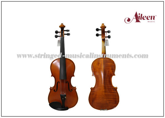 Moderate Natural Flamed Musical Instruments Violin With Spruce Face Material