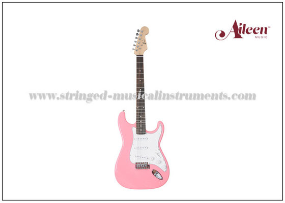 Custom Music Electric Guitar Solid ST Style Maple Neck Rosewood Fingerboard