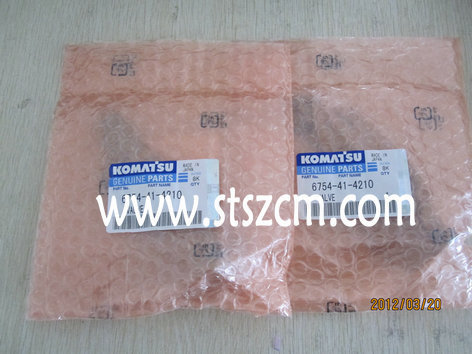 6204-41-4110 6204-41-4210 valve Komatsu engine parts