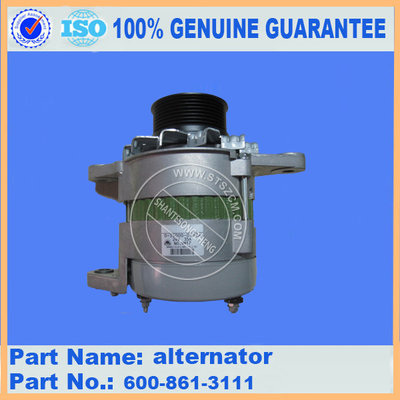 PC300-7 6D114 alternator 600-861-3111 komatsu parts