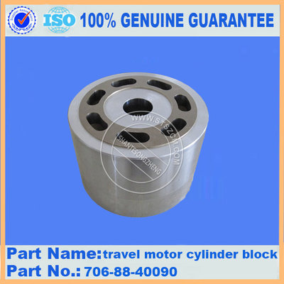 komatsu travel motor cylinder block 706-88-40090 PC400-7