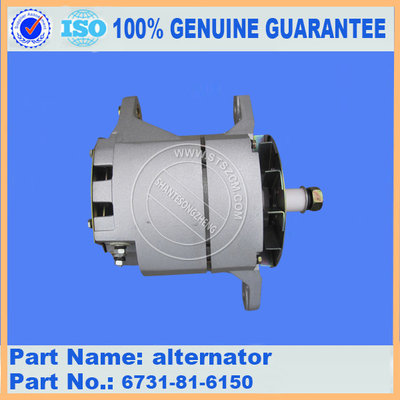 bulldozer spare parts komatsu D61P-12 alternator 6731-81-6150