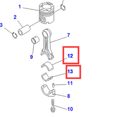 6151-31-3040 metal assy komatsu bulldozer engine parts price