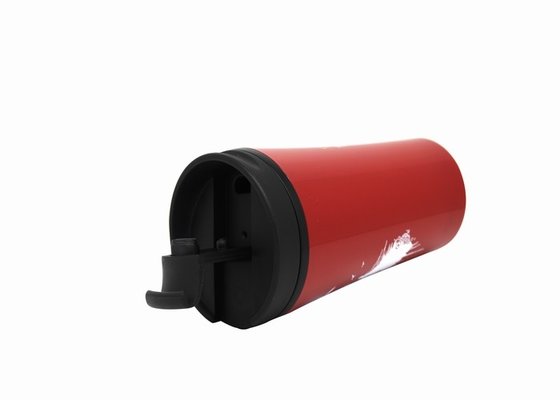 Red Portable 12 Oz No Spill Travel Mug Leak Proof Design / Customized Pattern