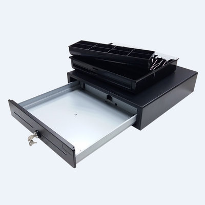 Classical 410 metal plastic roller bearing flip billing machine posware POS OEM ODM cash box drawer manufacturer China