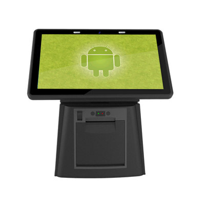 Restaurant management coffee bar retail shop  cashier all in one Android POS devices machine built-in 2inch printer