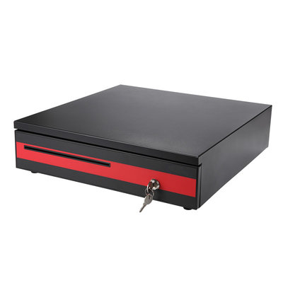 Black 405W*420L*100H(mm) automatic billing machine cash drawer heavy duty box for cash storage for safety POS system