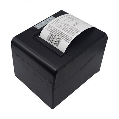 Black Color 80mm USB&LAN&RS232 fast speed printing machine for retail restaurant ePOS system thermal receipt printer