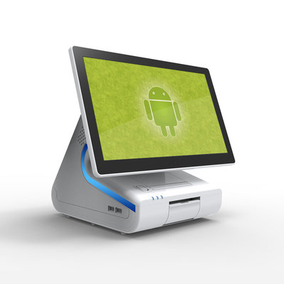 all in one 9 inch screen customer display android POS machine with thermal receipt printer terminal for retail shop sale