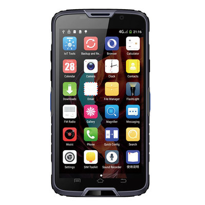 Handheld Industrial PDA Phone NFC Android warehouse inventory tracking management machine with 1D 2D QR bar code scanner