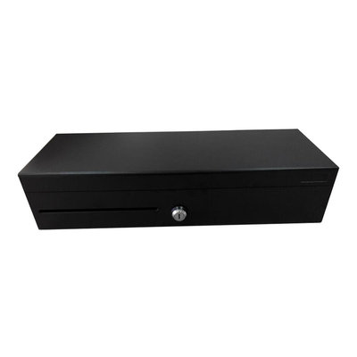 Black Color Flip-top Flip Top Cash Drawer 8 Coins Cash Register Drawer RJ12 Electronic Money Box for POS Teminal System