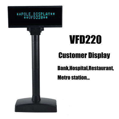 High Quality POS Machine Customer Display Wifi Port VFD Pos Customer Pole Display