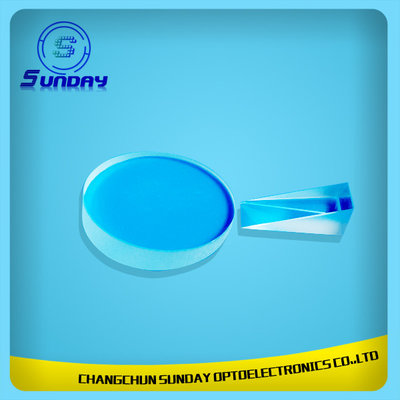 Optical Wedge Prisms Caf2 Wedge Prisms 80mm, 1 mins angle tolerance  Coating: AR,HR,Aluminum,Silver or customer request