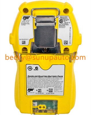 Honeywell GasAlertQuattro 4-Gas Detectors QT-XWHM-A-Y-NA % LEL O2 H2S CO Alkaline Version Yellow Housing