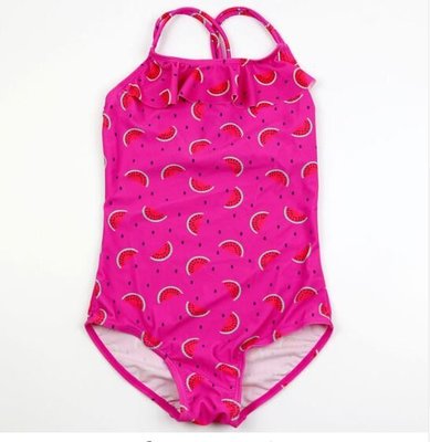 China 2018 New Model 3-10Year Old Girls One Pieces Swimsuit Red with Dots Pattern Kids Sling Swimwear supplier