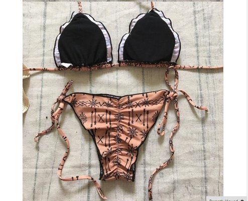 Swimwear button 2018 Sexy Bikinis women swimsuit brazilian woman Bandeau Push up Vintage Bikini Set Biquini beachwear supplier