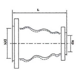 Concentric reducer  rubber expansion joint