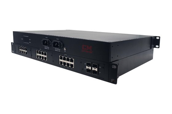 24+4G Port 100M Unmanaged Industrial Ethernet Switch IP40 Protection Grade