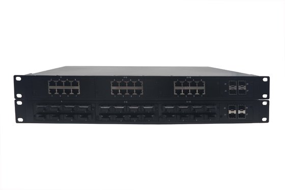 High Strength 1U Standard Rack  Mount Network Switch / Fast Ethernet Unmanaged Switch