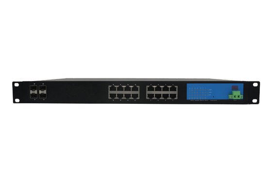 20 Ports Unmanaged Industrial Ethernet Switch Modularized 482.6mm×44mm×275mm