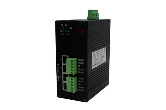 4 Port RS-485 Modbus Ethernet Gateway -40℃~85℃ Working Temperature