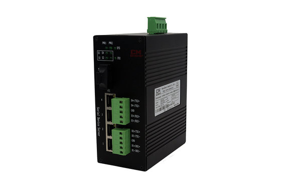 Four Channel RS-485 To TCP/IP Serial Port Terminal Server 4000V Surge Protection