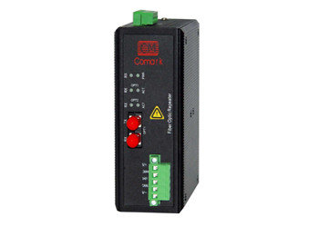 Encorder HTL/TTL Industrial Ethernet To Fiber Media Converter 35mm DIN Rail Installation