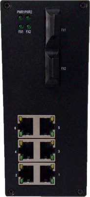 Durable Eight Port Unmanaged Industrial Ethernet Switch IEEE802.3 IEEE802.3u Protocol