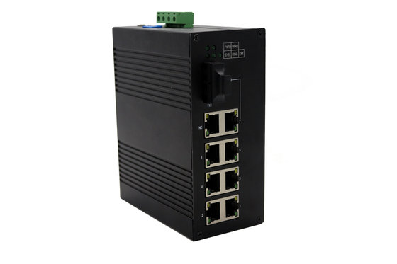 Light Ring Ethernet Industrial Network Switch / Unmanaged Network Switch High Speed