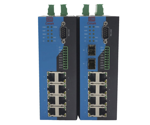 RS232 RS422 RS485 Serial Ethernet Switch / Industrial Grade Modbus Managed Ethernet Switch