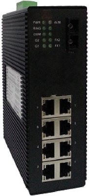 10/100M Industrial Managed Ethernet Switch With 2 1000M SFP Slots 10 Port