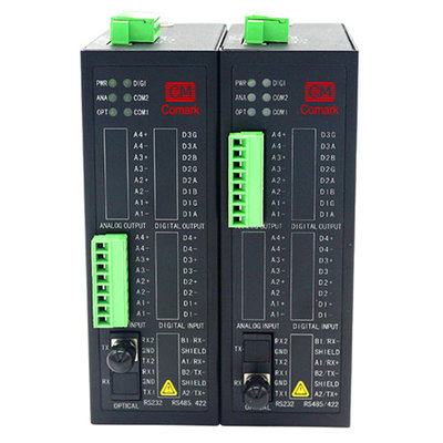 4~20mA Current Analog Signal To Fiber Optic Converter 1-4 Channel IP30 Protection