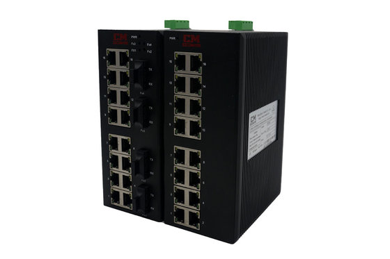 100M Unmanaged Industrial Ethernet Switch DIN35 Rail Mounting Industrial EMC Design