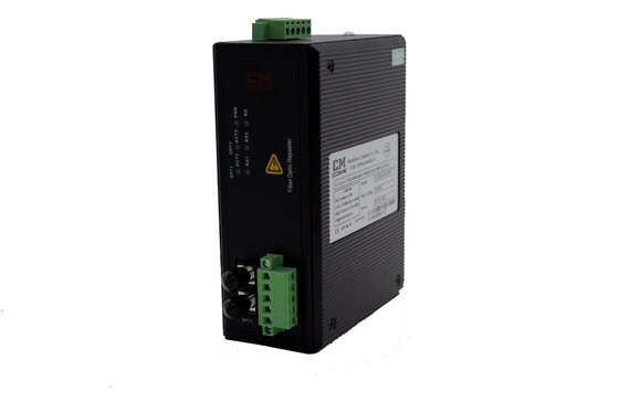 GE Genius Fieldbus Fiber Optic Converter IP40 Protection 35mm DIN Rail Installation