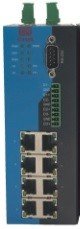 Managed Serial Ethernet Switch / Serial Port Modbus RTU/TCP Switch DIN Rail Mounted