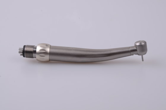 Titanium push button LED generator dental handpiece with light on / off Switch 6 holes water spray